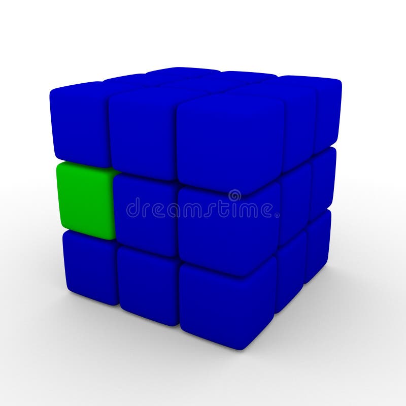 Blue cubes stock illustration. Illustration of stand - 14027641