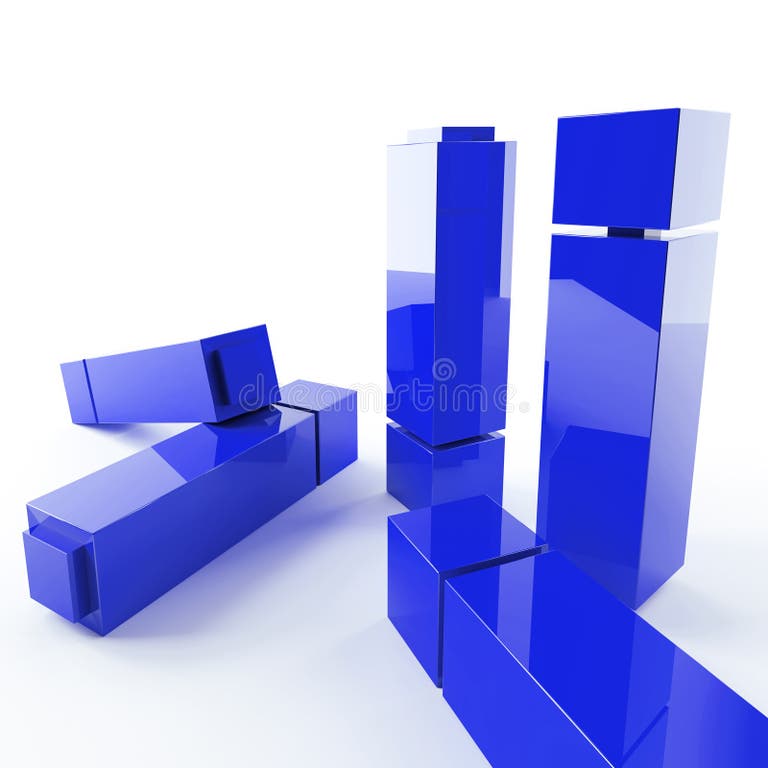 Metallic Abstract Blue Cubes Stock Illustrations – 2,281 Metallic ...