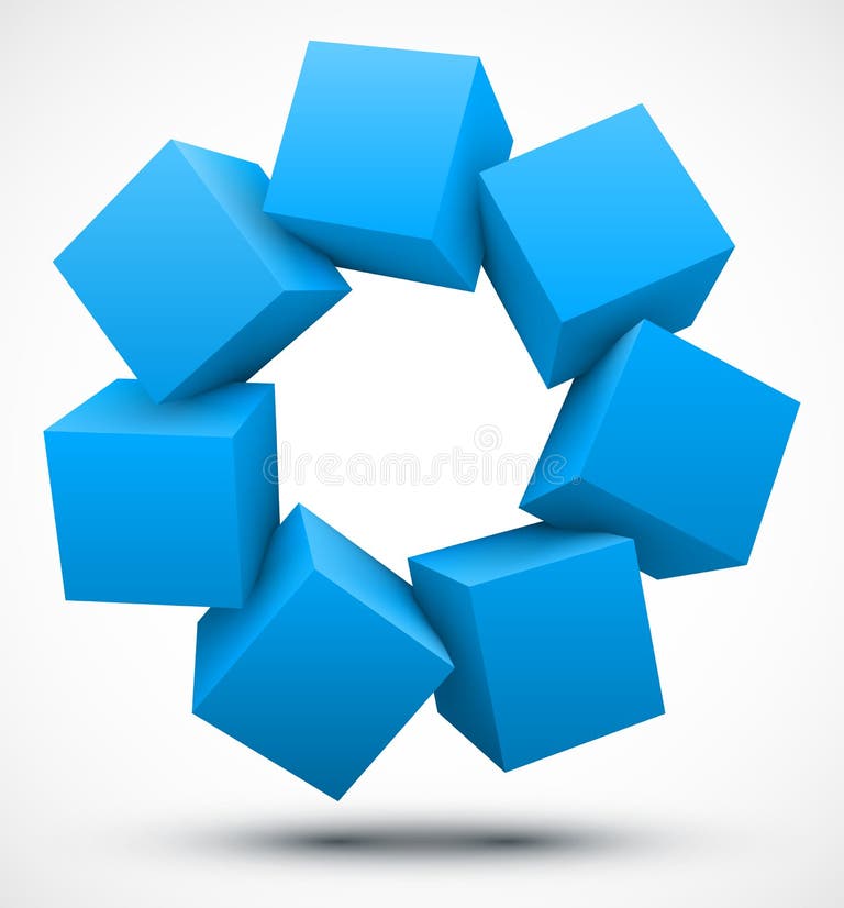 Blue Cubes 3d Stock Illustrations – 18,871 Blue Cubes 3d Stock ...
