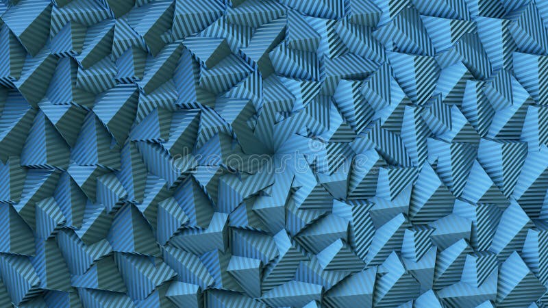 Cubes and Lines Cubism Square Three-dimensional Background Blue ...