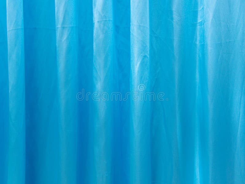 Blue Curtain Fabric Texture For Background Stock Image - Image of event ...