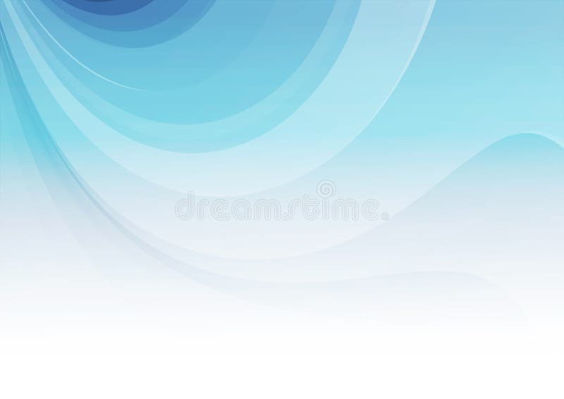 Blue Curved Abstract Background Stock Vector - Illustration of curves ...