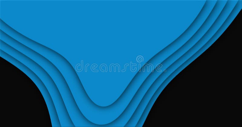 Blue Cutted Abstract Background Pattern of Lines Stock Illustration ...