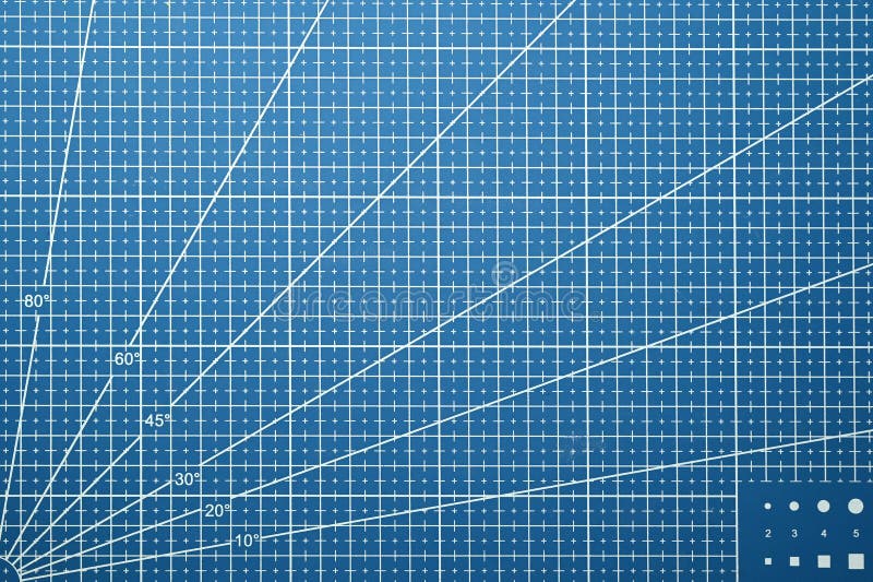 Blue Cutting Mat, Equipment for Office Stock Image - Image of board ...