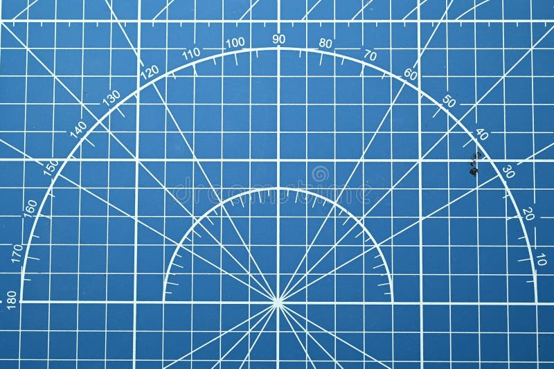 Blue Cutting Mat, Equipment in Office Stock Photo - Image of board ...