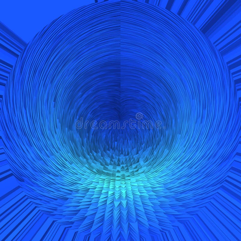 Blue and Cyan Graphic Design. Lines and Triangular Shapes. Spiral ...