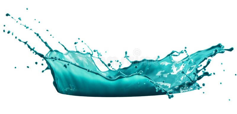 Cyan splash stock illustration. Illustration of abstract - 26398970