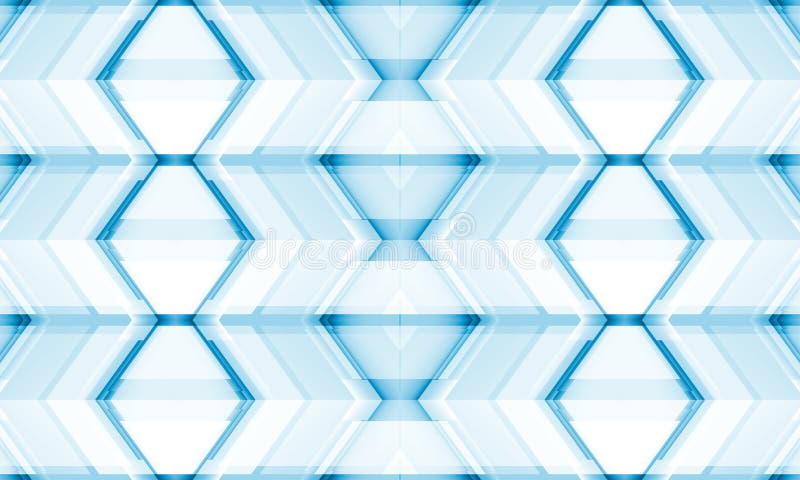 Blue 3D Geometric Abstract Technology Background with Rhombus Frames ... Blue 3D Geometric Abstract Technology Background with Rhombus Frames ...