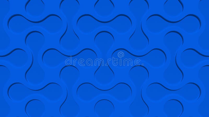 Blue 3d Pattern Waves Light and Shadow. Wall Decorative Panel 3d ...