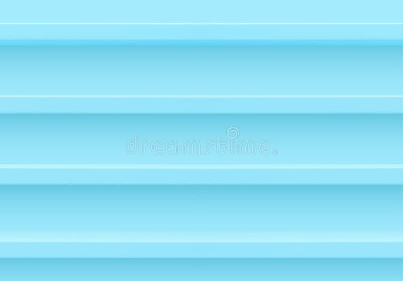 Blue 3d Shelf on the Wall. Wooden Horizontal Realistic Empty Shelf ...