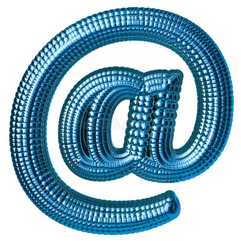 Blue Symbol Made of Spheres Stock Vector - Illustration of icon ...