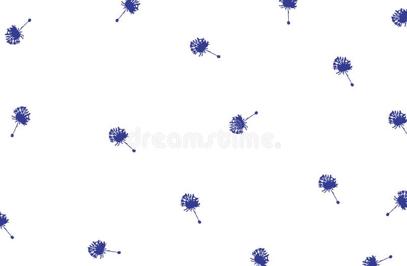 Blue Dandelion Background stock image. Image of round - 7097391