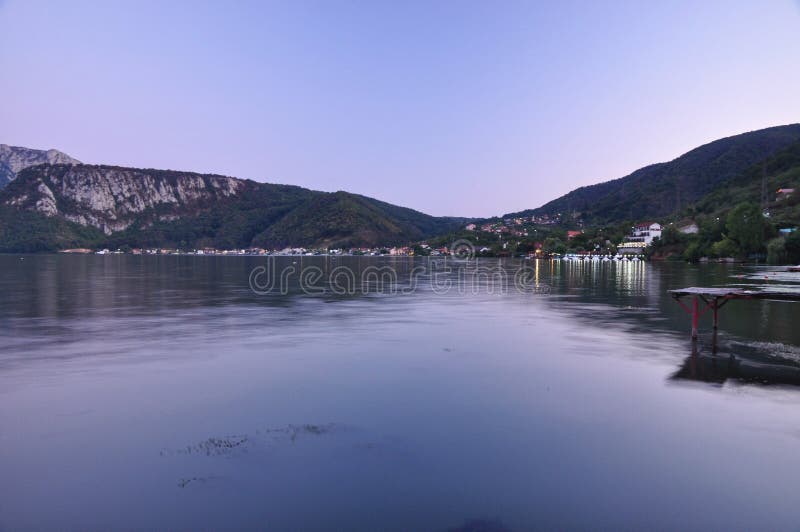 Blue Danube stock photo. Image of boat, high, heaven - 98374956