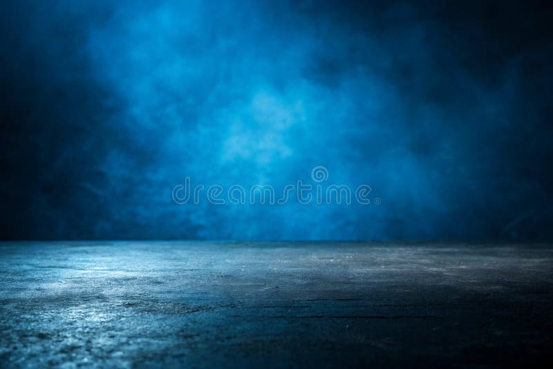 Blue and Dark Blue Blurred Background with Light Stock Illustration ...