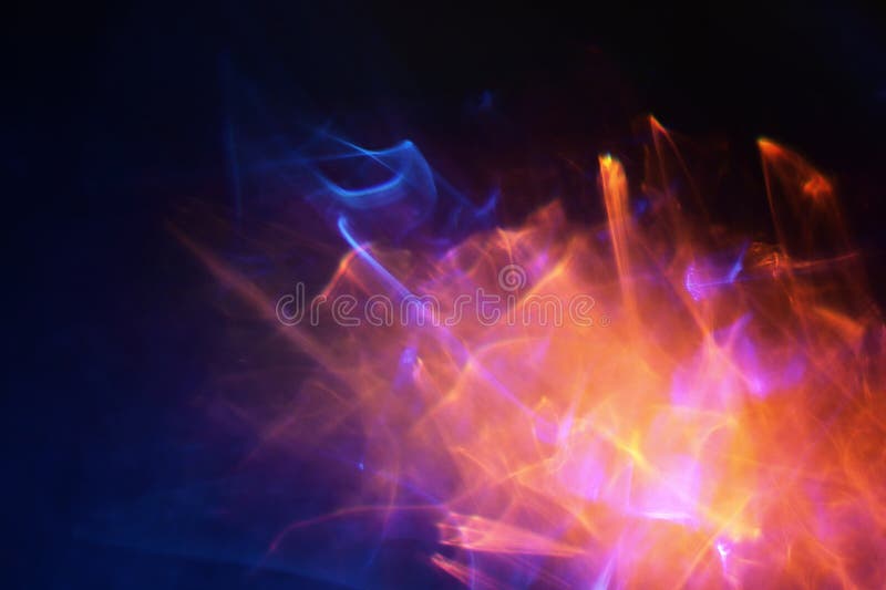 Blue and Dark Light Lens Flare Texture. Abstract Overly Stock Photo ...