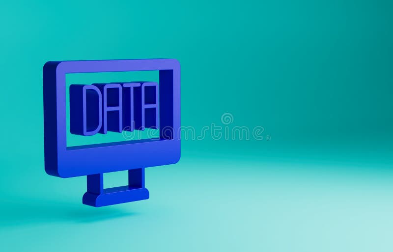 Blue Data Analysis Icon Isolated on Blue Background. Business Data ... Blue Data Analysis Icon Isolated on Blue Background. Business Data ...