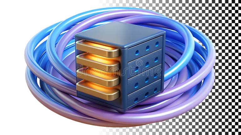 Blue Data Server, Tech Hardware, Digital Storage, and Modern Technology ...