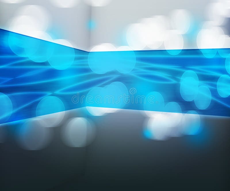 Blue Computer Science Abstract Background Stock Illustration ...