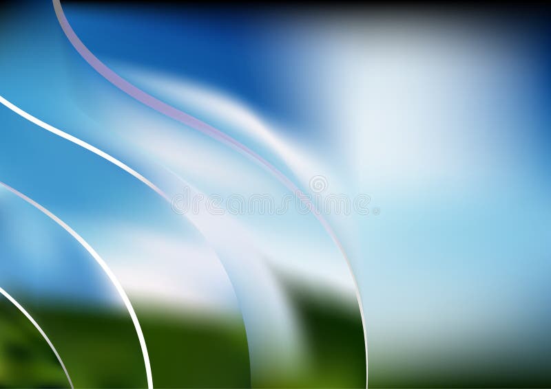 Blue Daytime Dynamic Background Vector Illustration Design Stock Vector ...