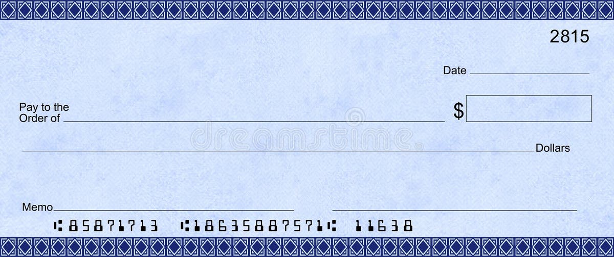 Large Blank Check Stock Illustrations – 200 Large Blank Check Stock ...