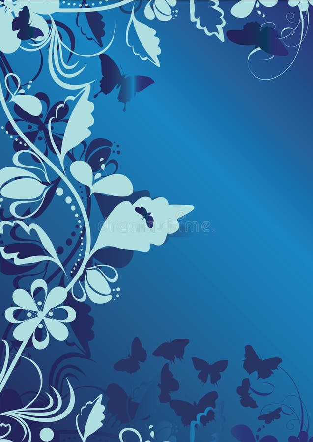 Blue decorative background stock vector. Illustration of circle - 9612232