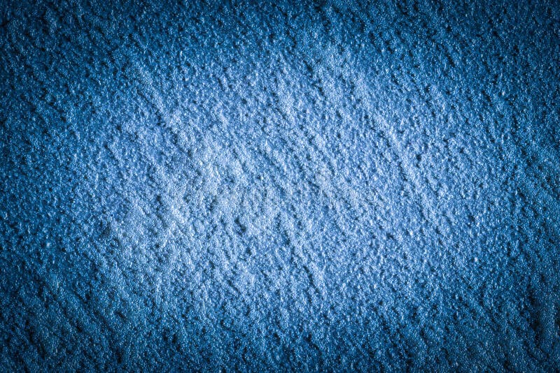 Blue Decorative Plaster Texture with Vignette. Abstract Grunge ...