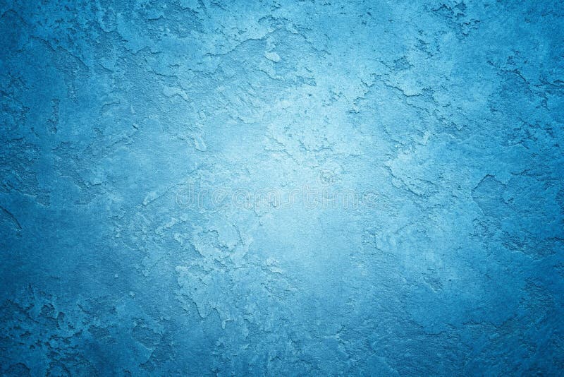 Blue Decorative Plaster Texture with Vignette Stock Illustration ...