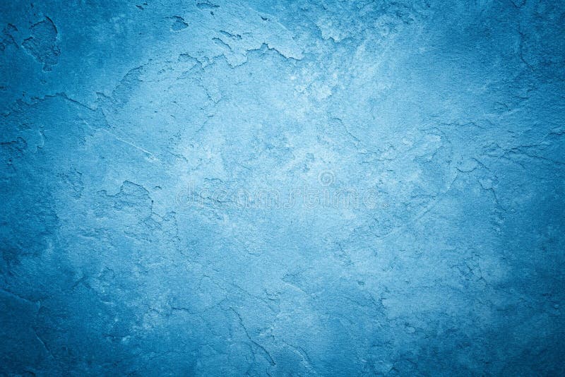 Blue Decorative Plaster Texture with Vignette Stock Illustration ...