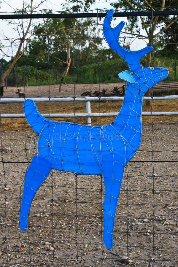 Blue deer stock image. Image of animal, deer, nature - 29554071