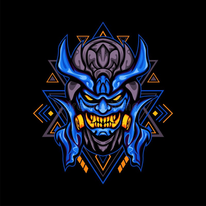 Demon Mask Vector Stock Illustrations – 7,315 Demon Mask Vector Stock ...