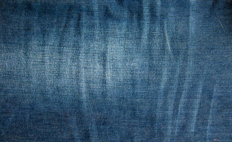 Frayed Jeans or Blue Jeans Denim Collection on Rough Dark Wooden Stock ...