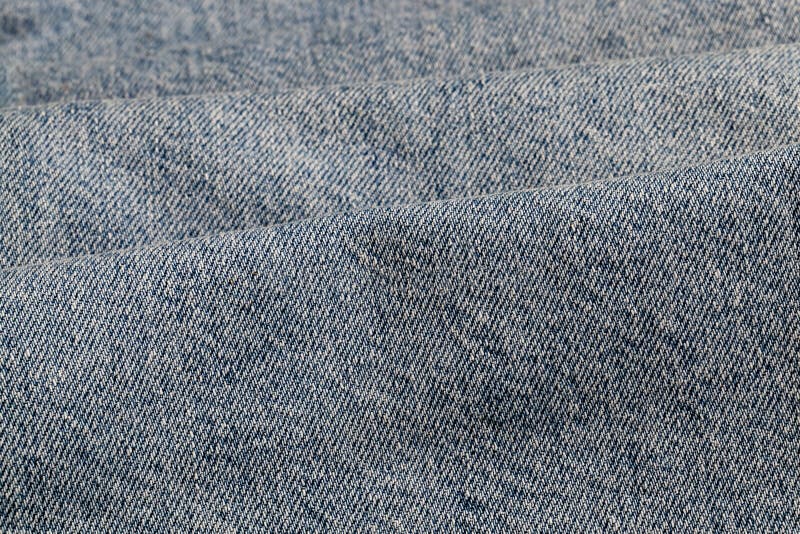 Blue Denim Fabric Material Details Stock Photo - Image of material ...