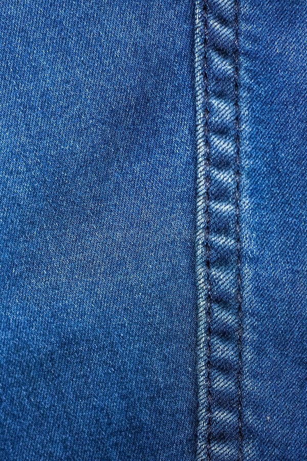 Blue Denim Jean Ripped Destroyed with Seam Texture and Background ...