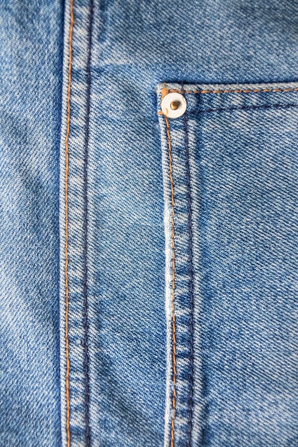 Blue Denim Jean Ripped Destroyed with Seam Texture and Background ...