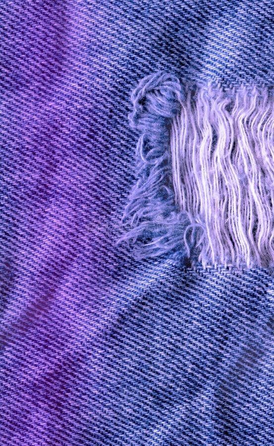 Blue Denim Jean Texture Background. Jeans Torn Fabric Texture Stock ...