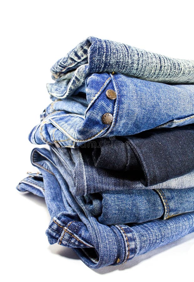 Blue denim jeans stock image. Image of garment, jeans - 24645015