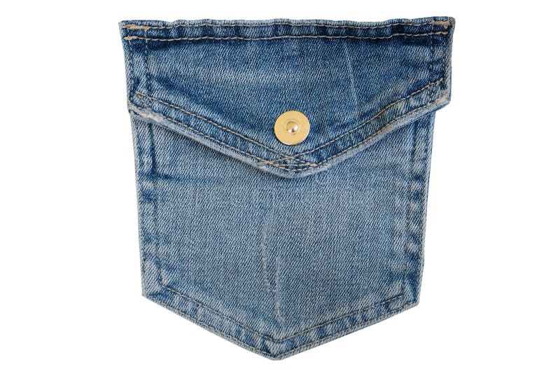 Blue Denim Pocket with a Rivet Stock Photo - Image of blue, fashion ...