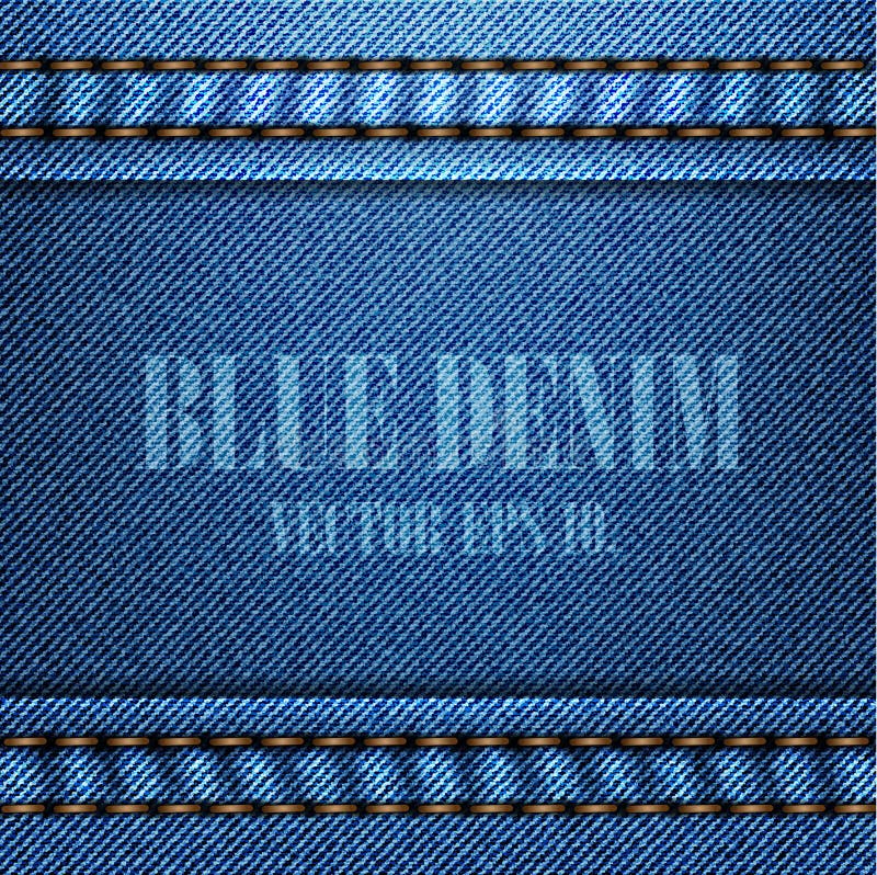 Blue Denim stock vector. Illustration of fashion, empty - 56809059