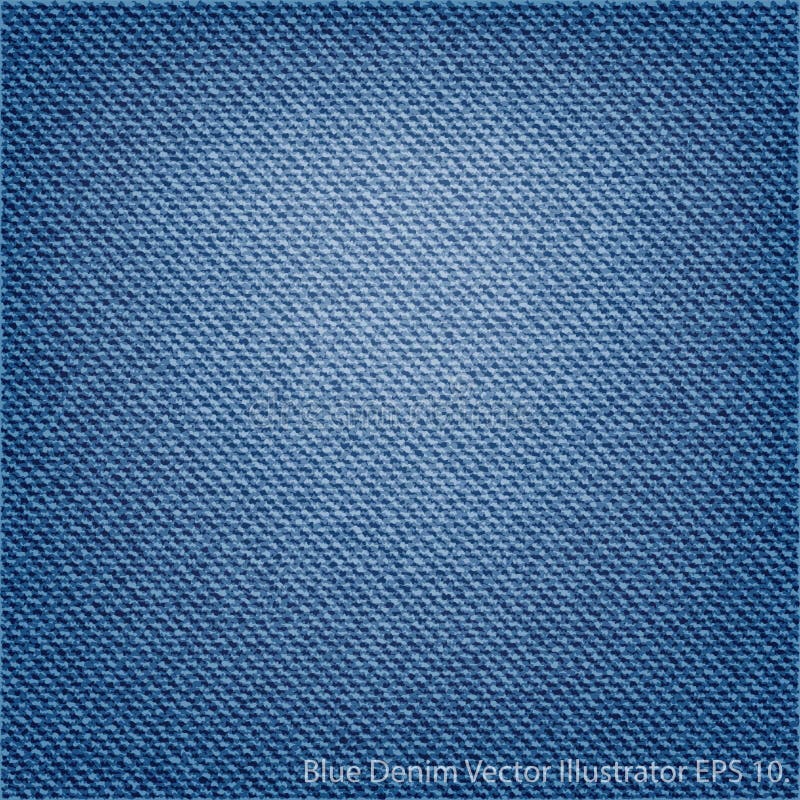 Blue Denim Texture Background, Vector Illustrator EPS.10 Stock Vector ...
