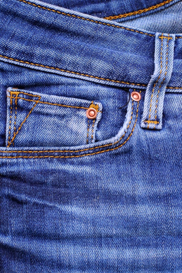 The Texture of the Classic Blue Jeans Stock Photo - Image of cotton ...
