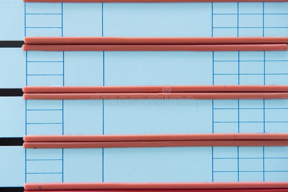 Blue Departure Flight Progress Strip of Thailand Stock Image - Image of ...