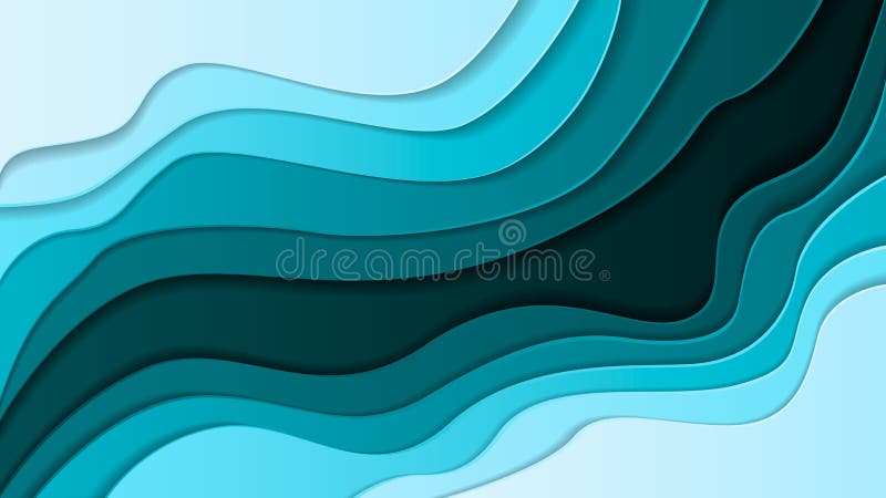 Blue depth stock vector. Illustration of decoration - 189755833