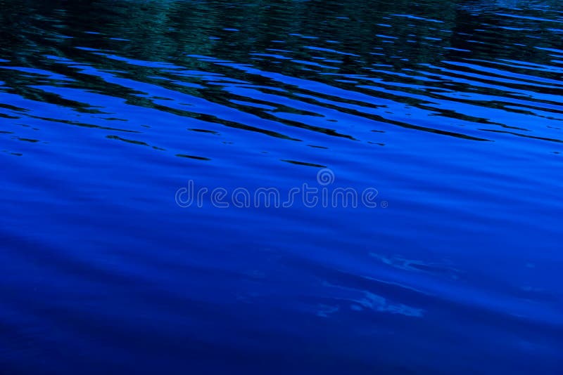 The Blue Depths of the Lake S Water. Water Mirror for Background Stock ...