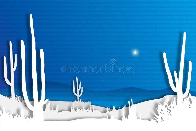 Blue Desert Sky stock illustration. Illustration of white - 10697343