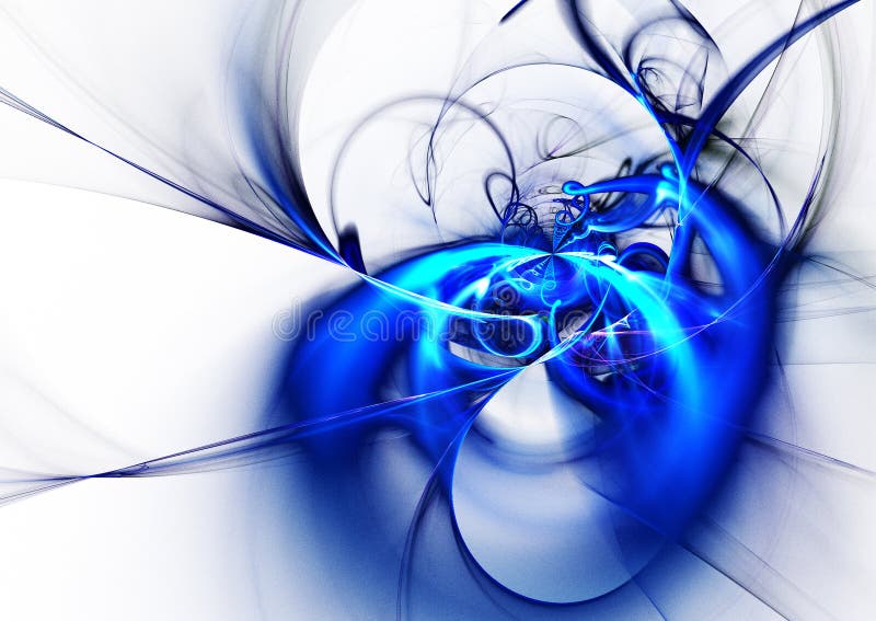 Blue Spectrum Color Blend Abstract Design Backgrou Stock Illustration ...