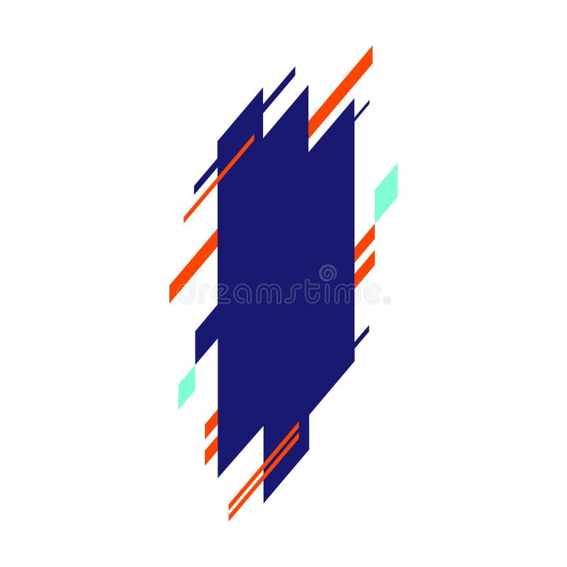 Blue Design Element Composition Stock Vector - Illustration of diagonal ...