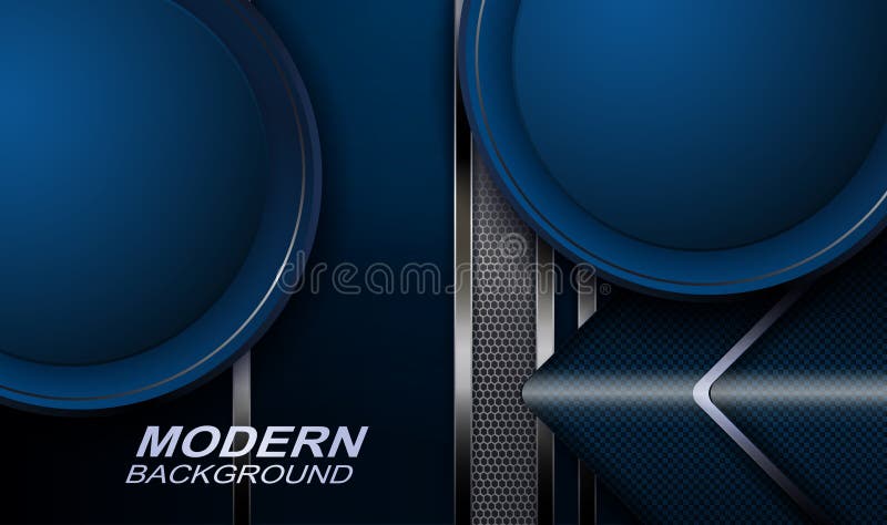 Blue Design with Round Frames, Metallic-mesh Mesh Frame and Textured ...