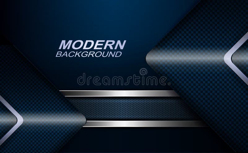 Blue Design with a Textured Frame with a Metallic-edged Border and ...