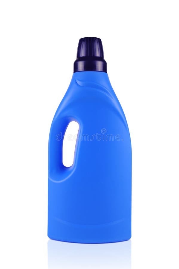 Blue Detergent Bottle stock image. Image of recycling - 15225415