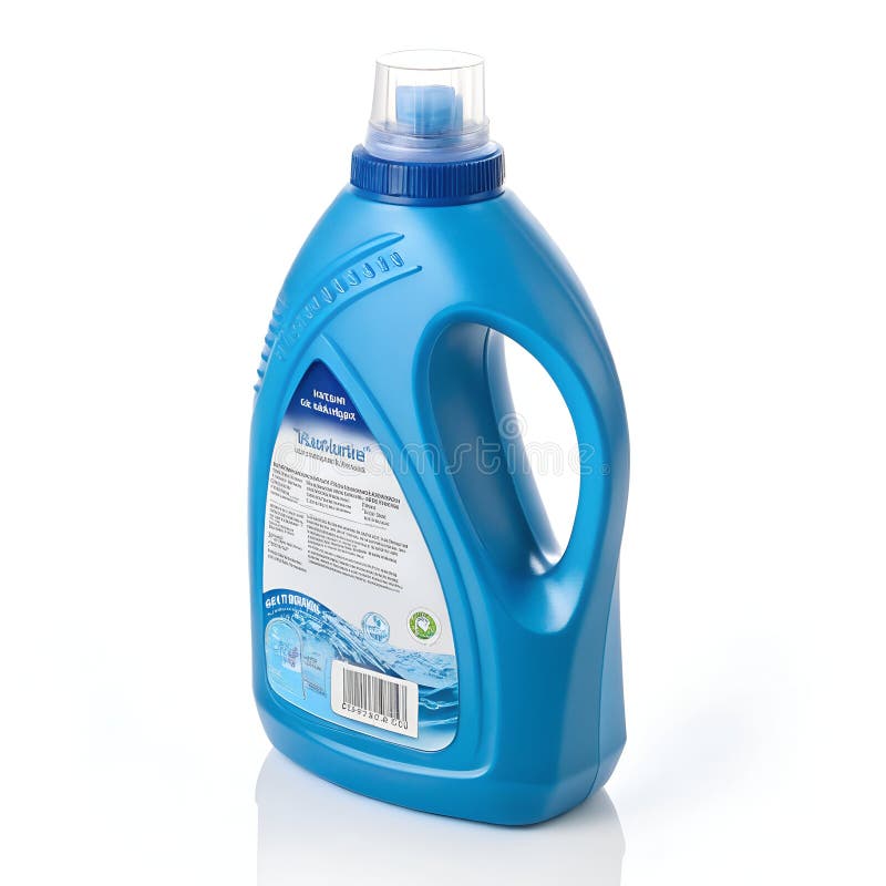 Blue Detergent Packaging stock illustration. Illustration of laundry ...